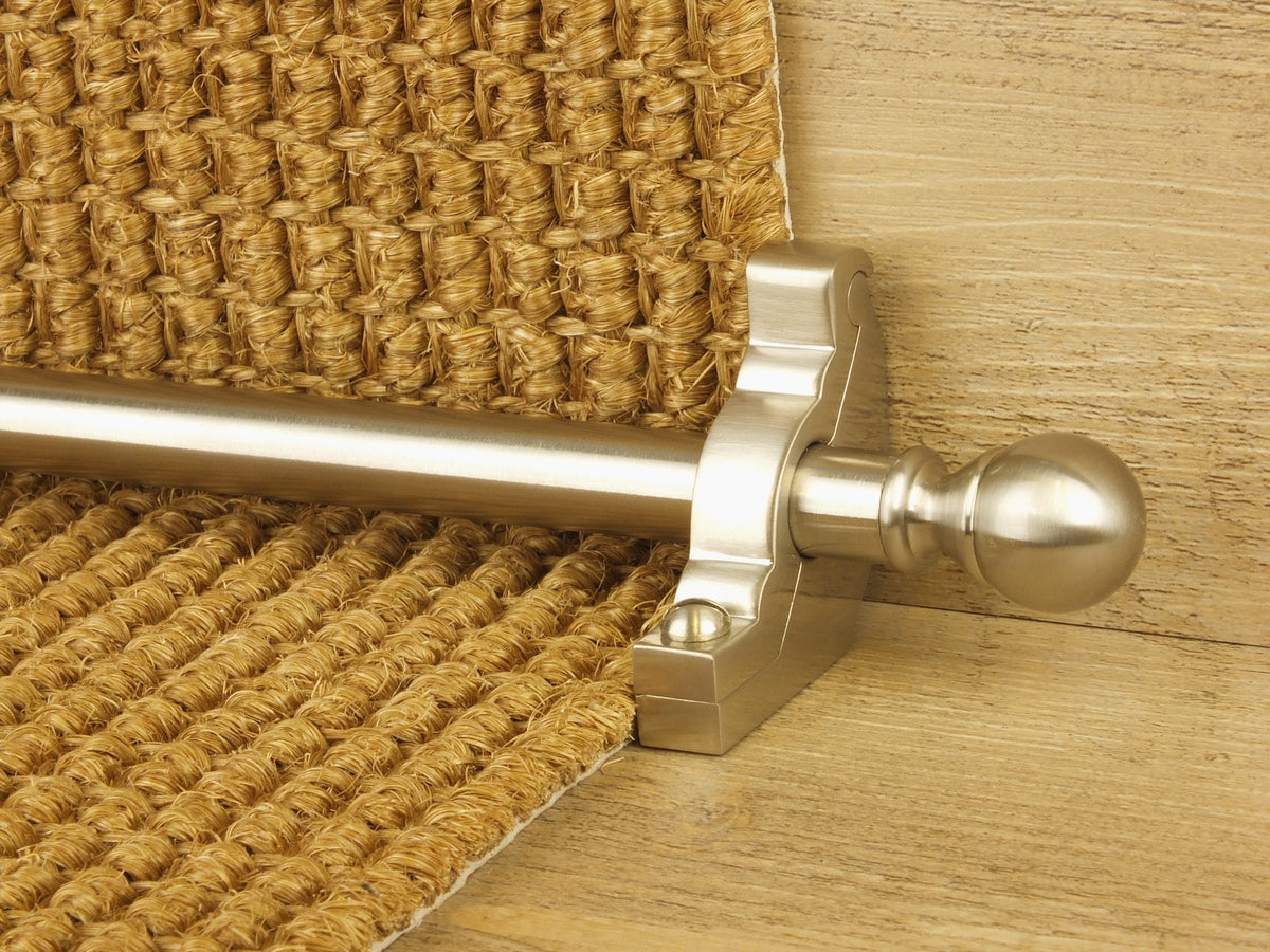 Stair Rods Balladeer - Satin Nickel| Buy Direct Price Carpet Rods ...