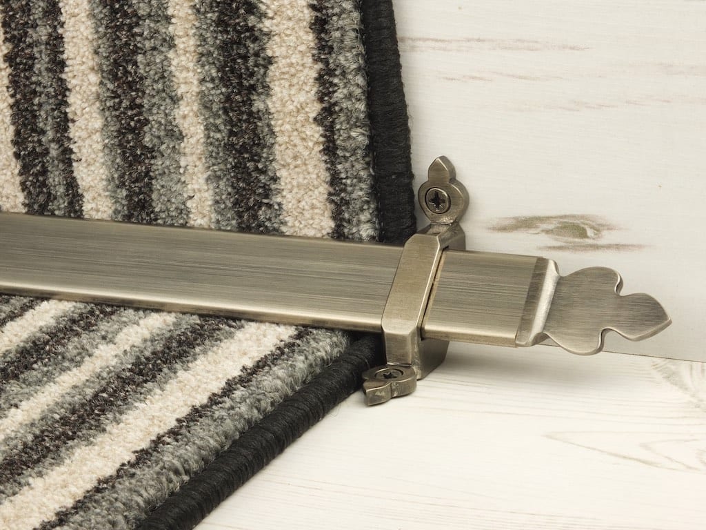 Beaumont - Pewter Stair Rods | Flat Faced Runner Rods | Order Now ...