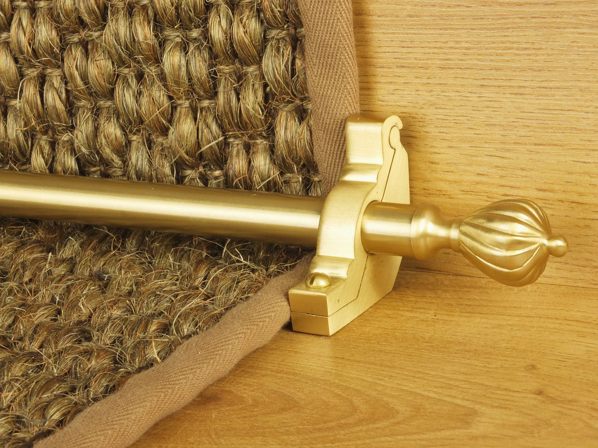Cairo - Satin Brass Stair Rods | Carpet Rods | Buy Online ...