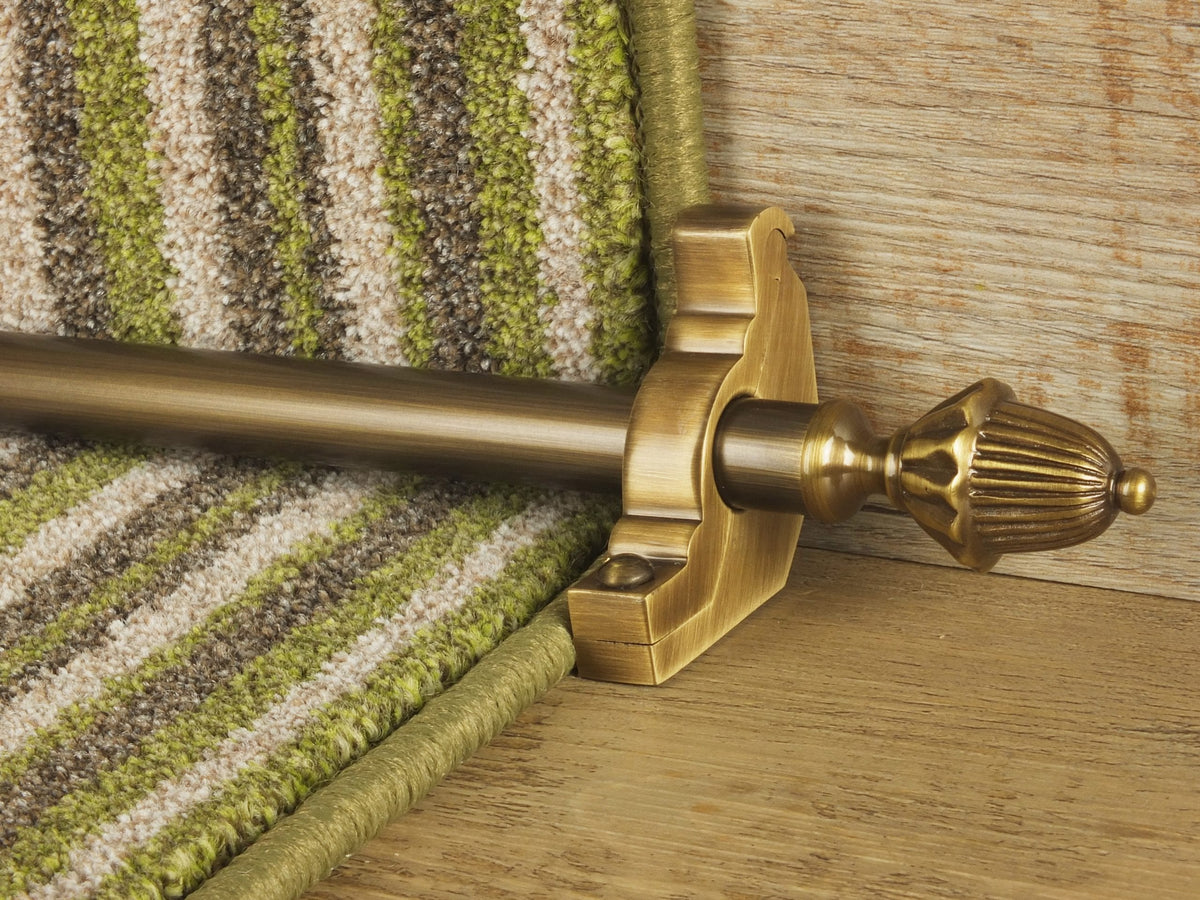 Dubai - Antique Brass Stair Rods | Carpet Rods for Wide Runners | Buy ...