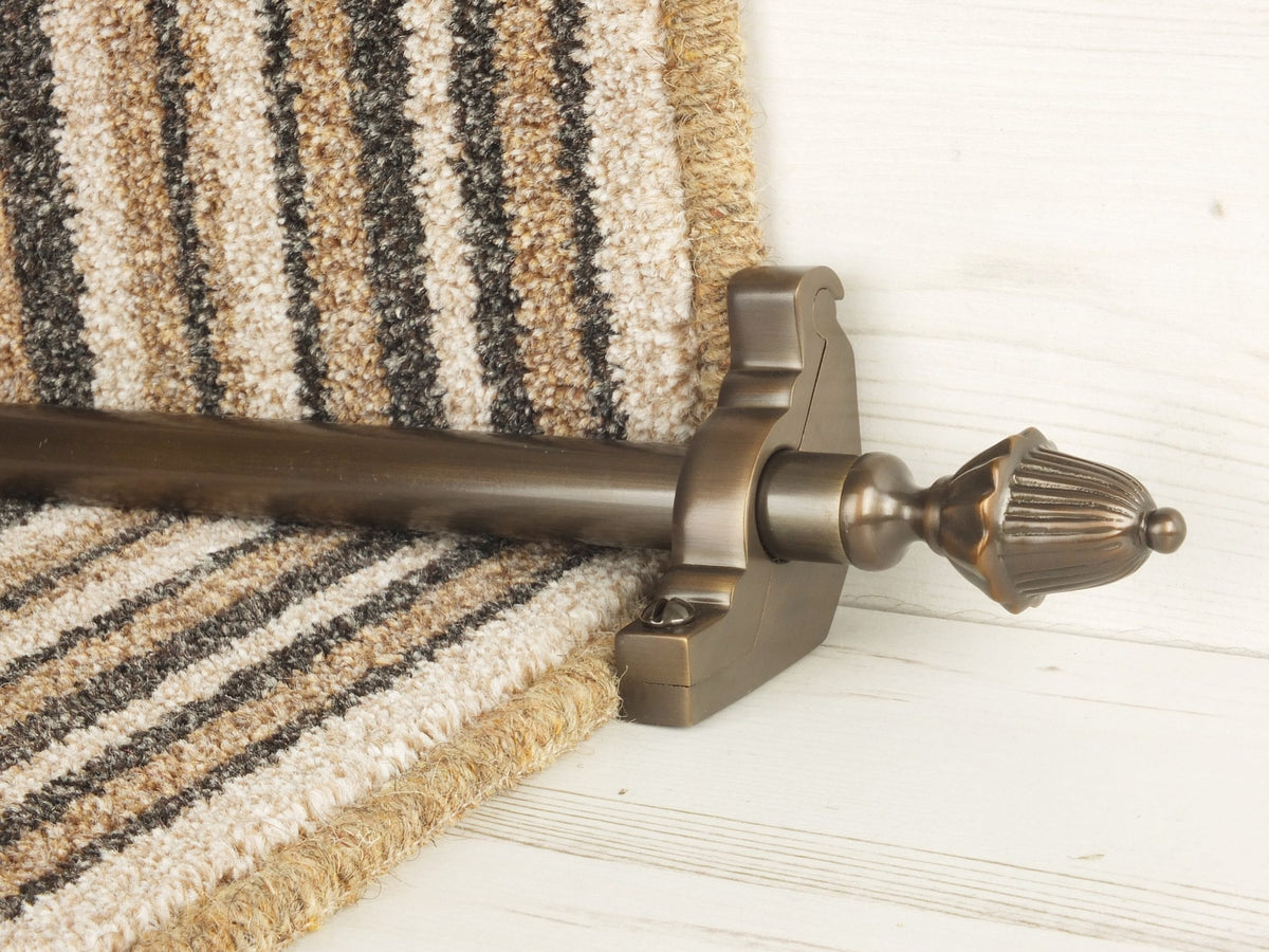 Dubai - Antique Bronze Stair Rods | Carpet Rods for Wide Runners | Buy ...