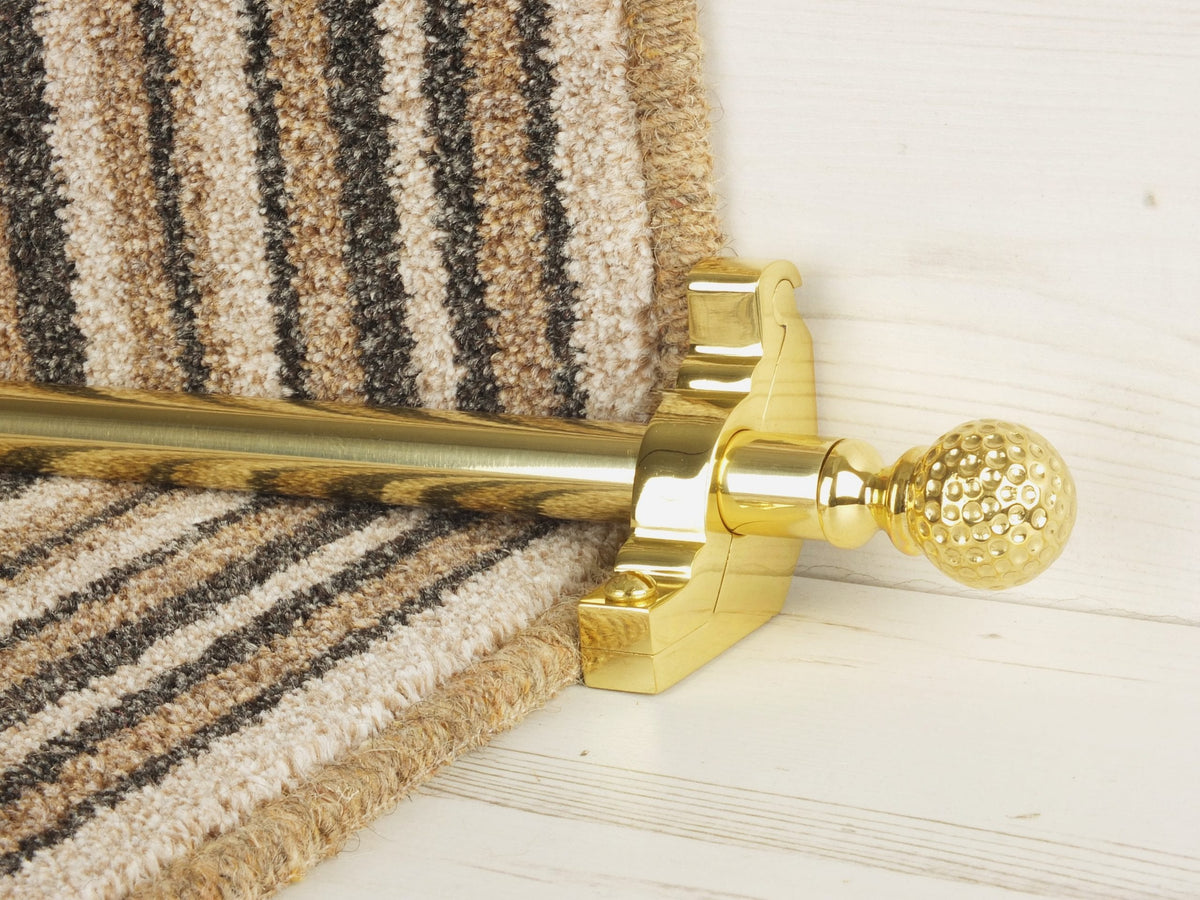 Dune - Polished Brass Stair Rods | Excellent Choice of Stair Runner ...