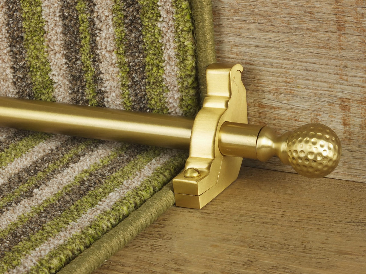 Dune - Satin Brass Stair Rods | Excellent Choice of Stair Runner Rods ...