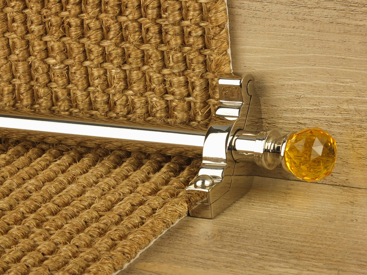 Crystal Amber - Polished Nickel Stair Rods | Runner Carpet Rods | Buy ...