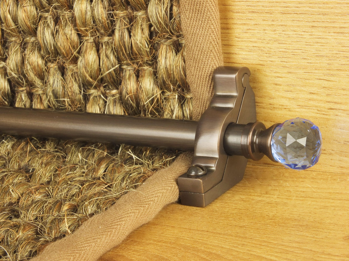Crystal Sky - Antique Brass Stair Rods | Carpet Runner Rods | Shop All ...