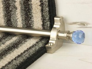 Crystal Sky - Satin Nickel Stair Rods | Carpet Runner Rods | Shop All ...