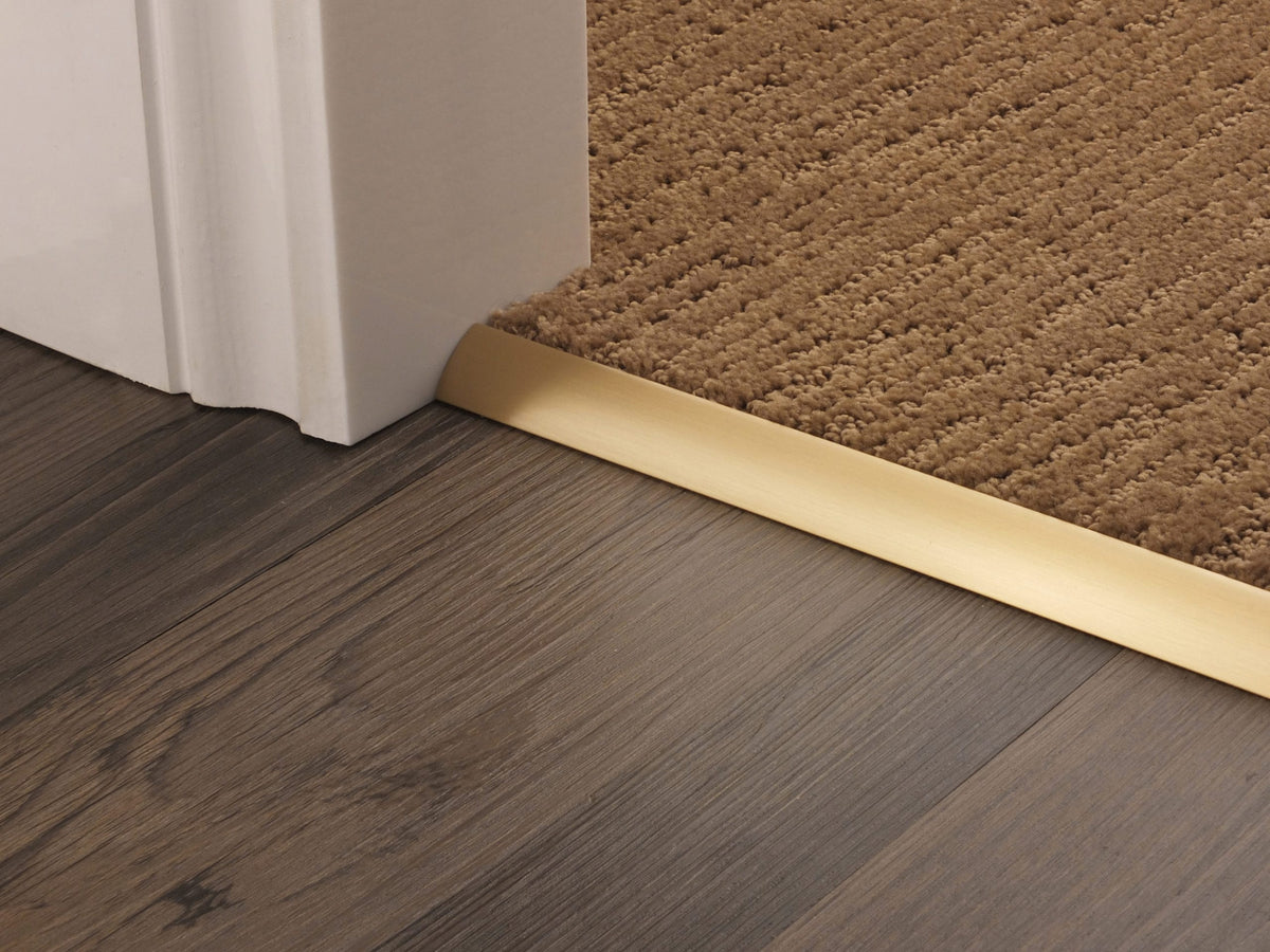 Door Threshold Bars - Premier Single 9 - Satin Brass | Carpet Door ...