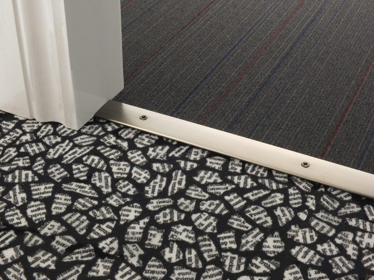 Carpet Bar - Premier Cover - Pewter | Carpet Trim for All Flooring ...