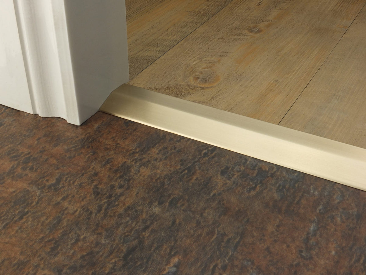 Satin Brass Sort Door Threshold Height Difference| Use Transition Ramps ...