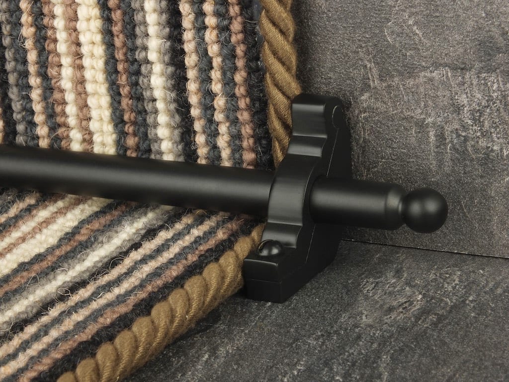 Windsor - Black Stair Rods | Hand-Crafted Carpet Stair Rods | Order Now ...