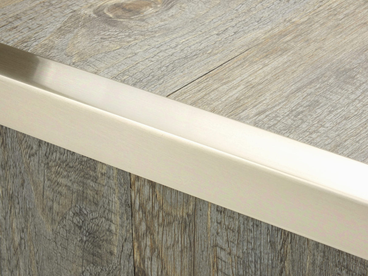 Angle Edge Premier Square Lip - Satin Nickel | L Shape Brass Trim | Buy ...