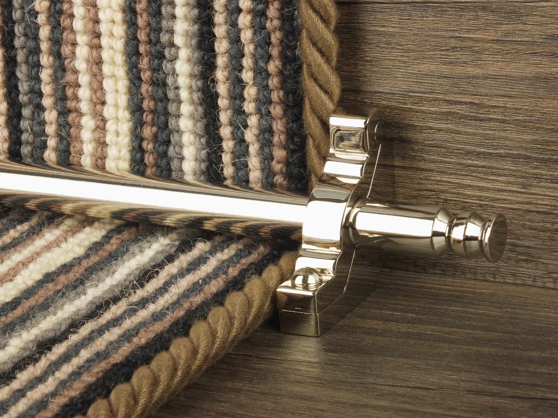 Balmoral - Polished Nickel Stair Rods | Finest Quality Carpet Rods ...