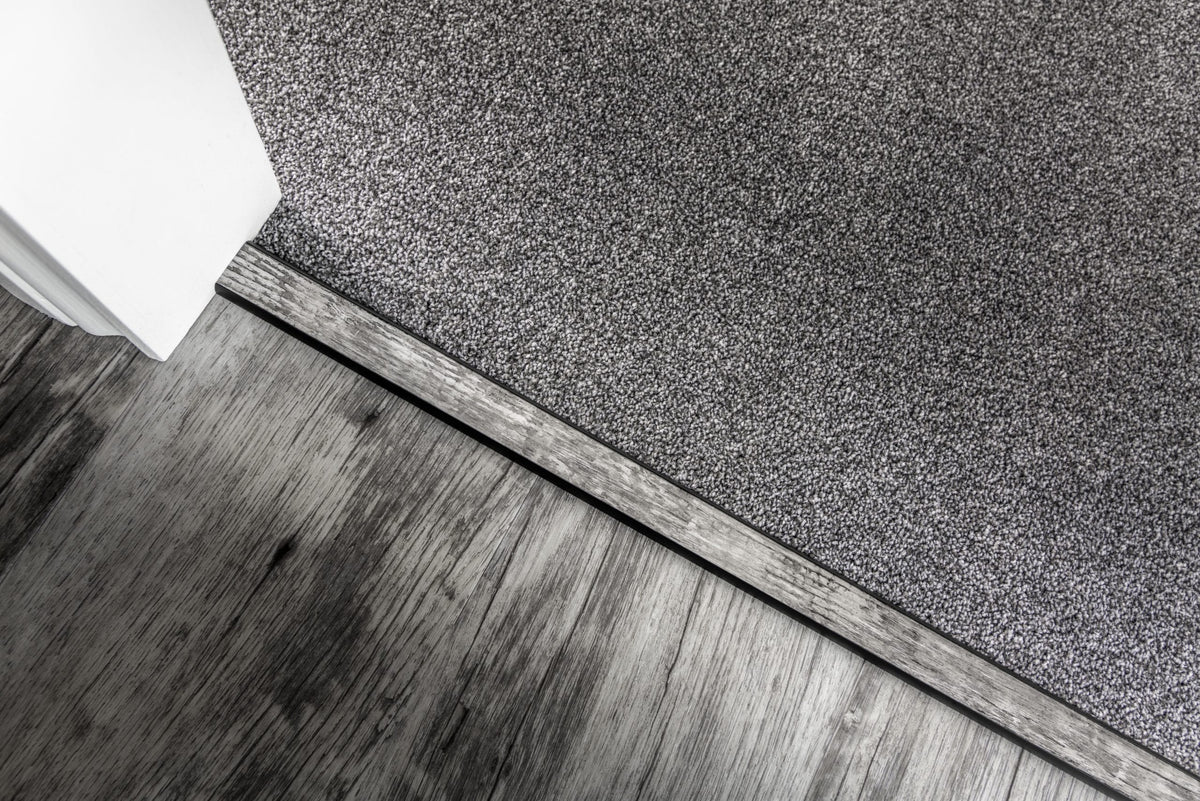 Join Carpet to Vinyl with Carpet Threshold Ali Tramline Z - Black ...