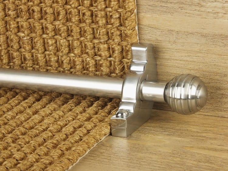 Sphere - Brushed Chrome Stair Rods | Carpet Rods | Custom Made ...